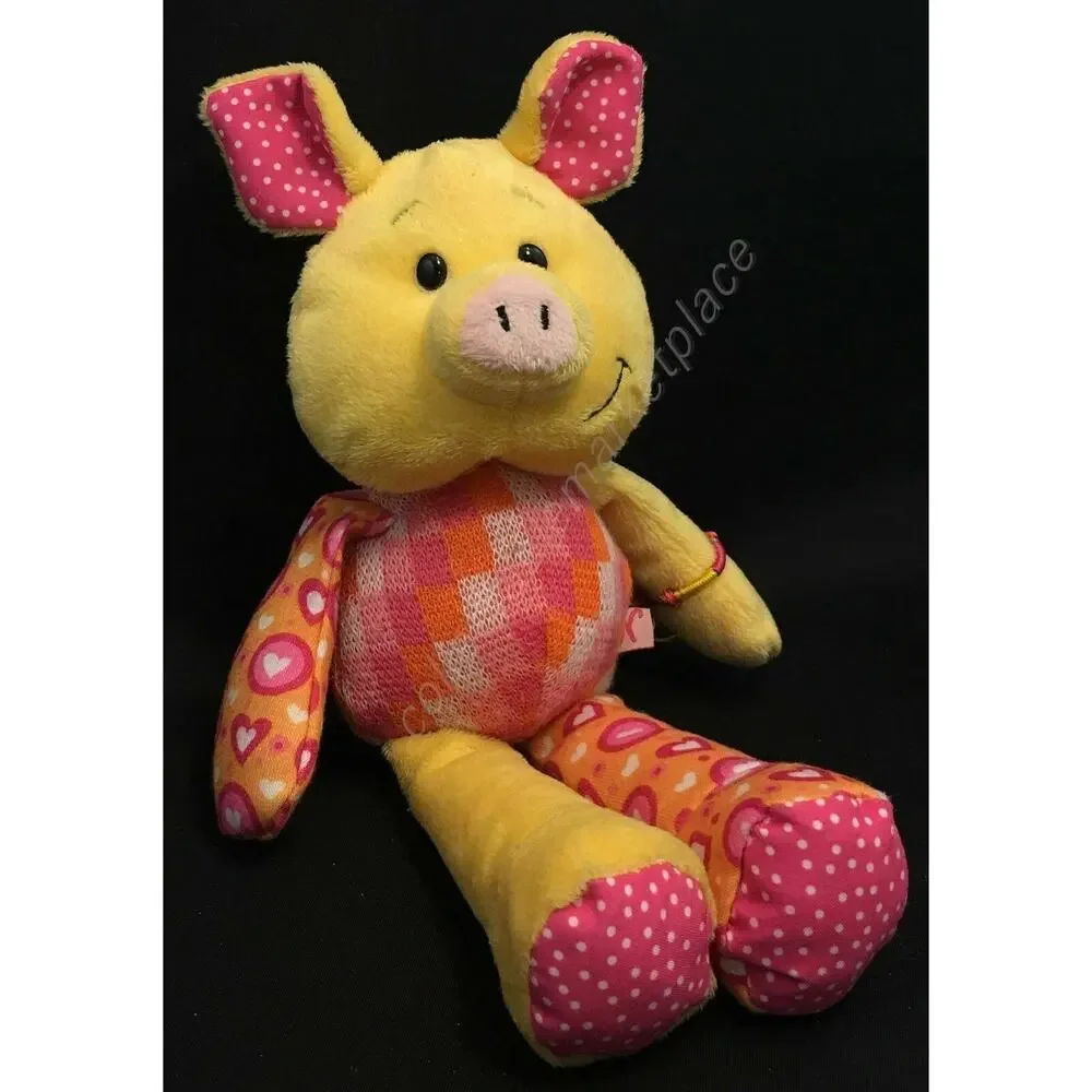 GANZ | Toys | Ganz First Edition Yellow Pink Friendship Pig Portia ...